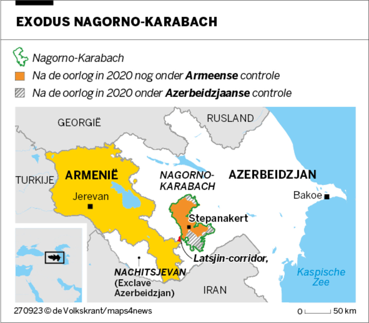 Exodus uit Nagorno-Karabach in volle gang: ‘Ons stukje christelijke grond is door barbaren ...