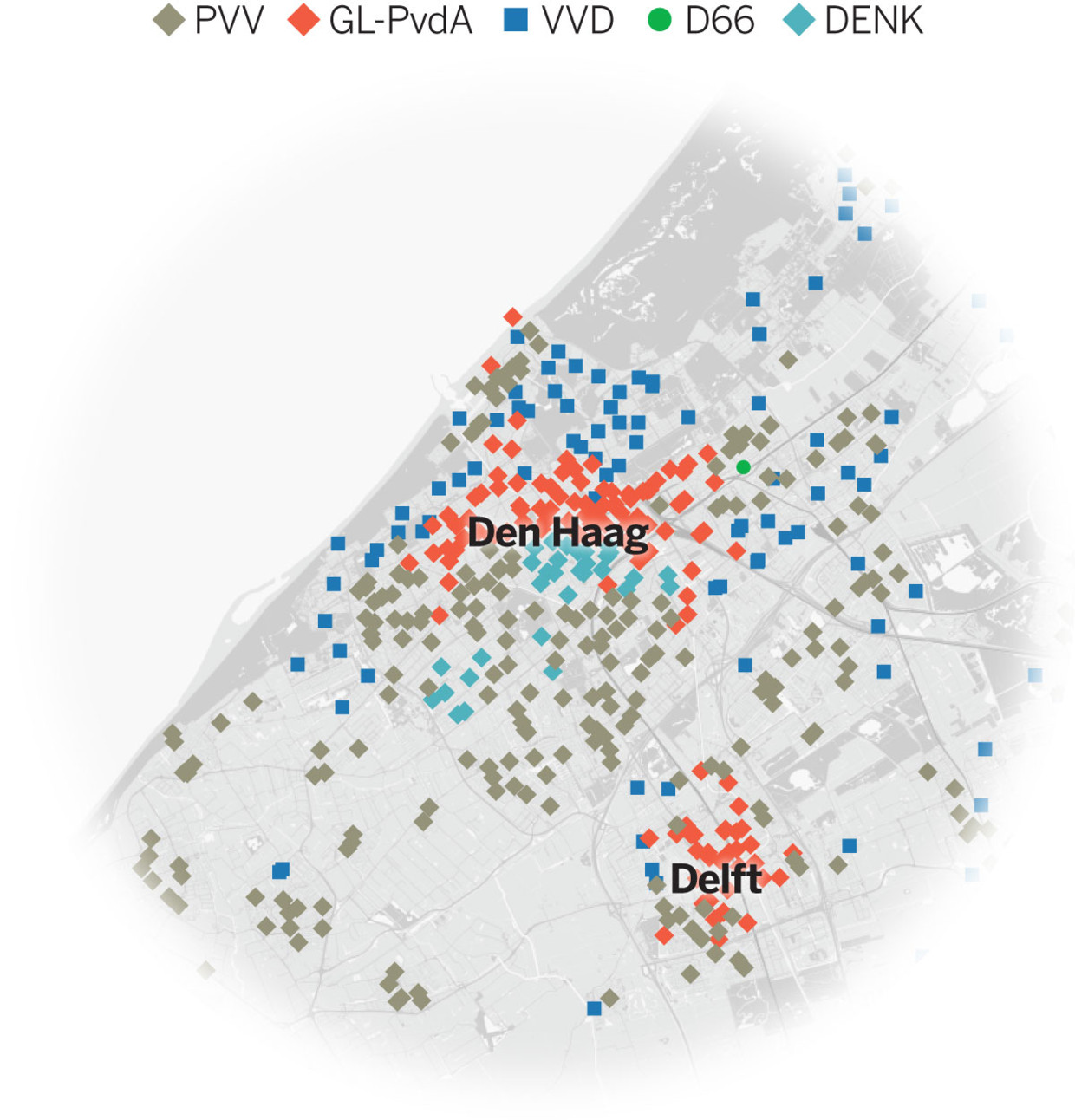 PVV in bijna 60 procent van de stembureaus de grootste – en meer ...