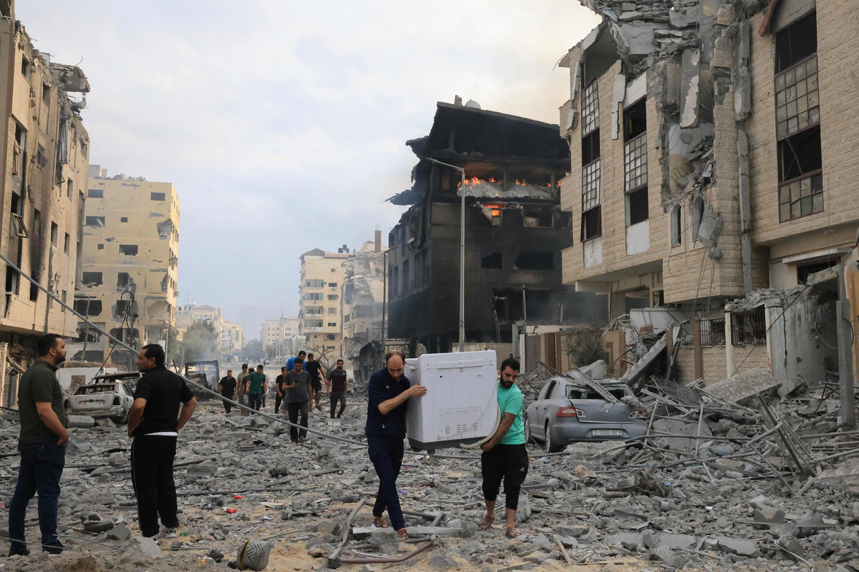 Waar kunnen ze heen, is de grote vraag in Gaza. ‘We kunnen alleen de ...