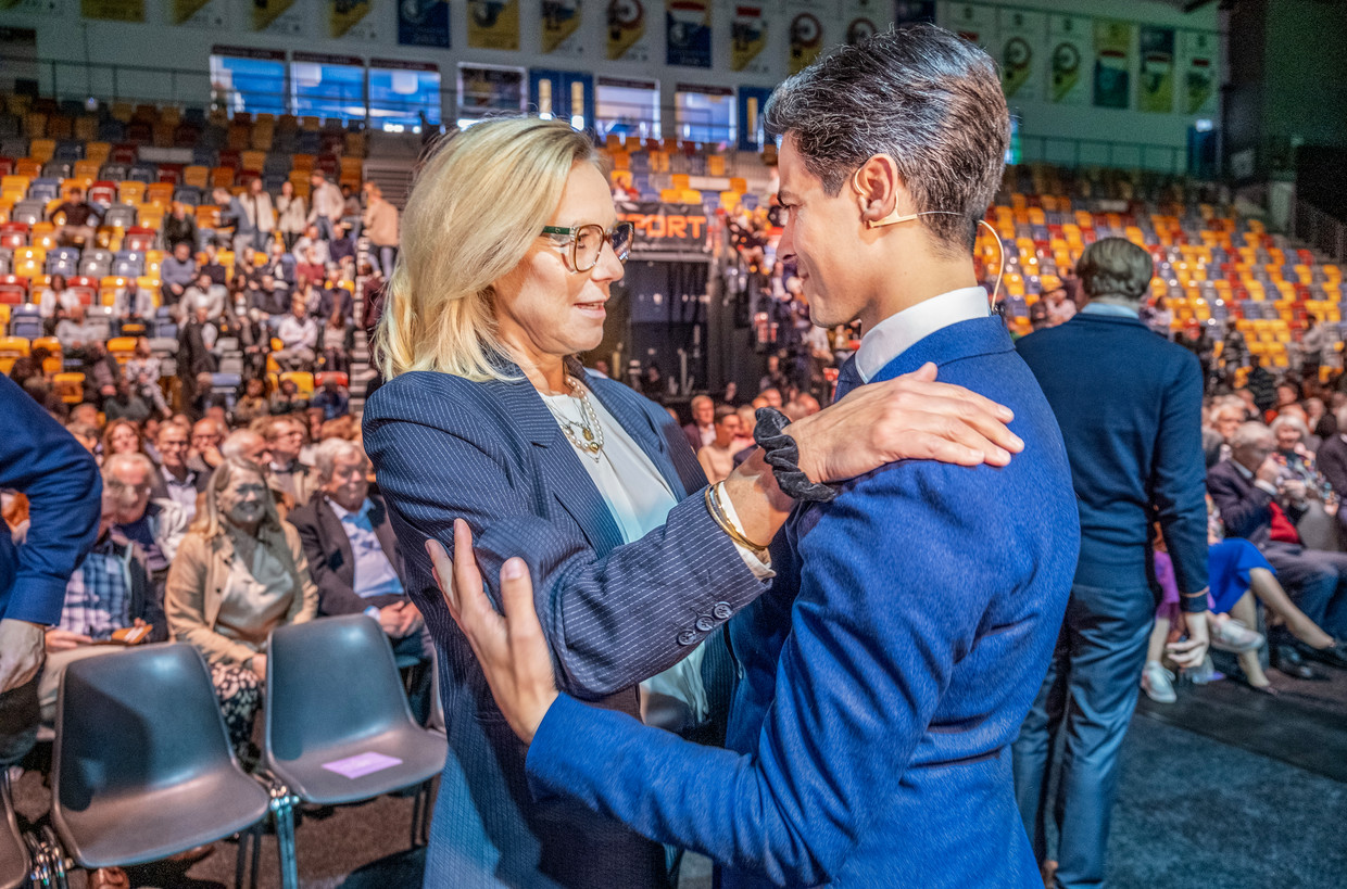 D66-congres in het teken van de strijd tegen de neergang: ‘Als ik straks ga flyeren, wat zeg ik ...