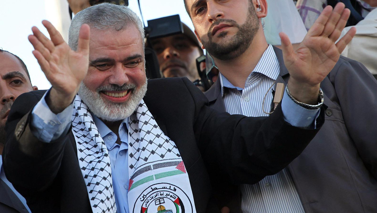 Oud-premier van Gaza Ismail Haniyeh verkozen tot nieuwe leider van Hamas