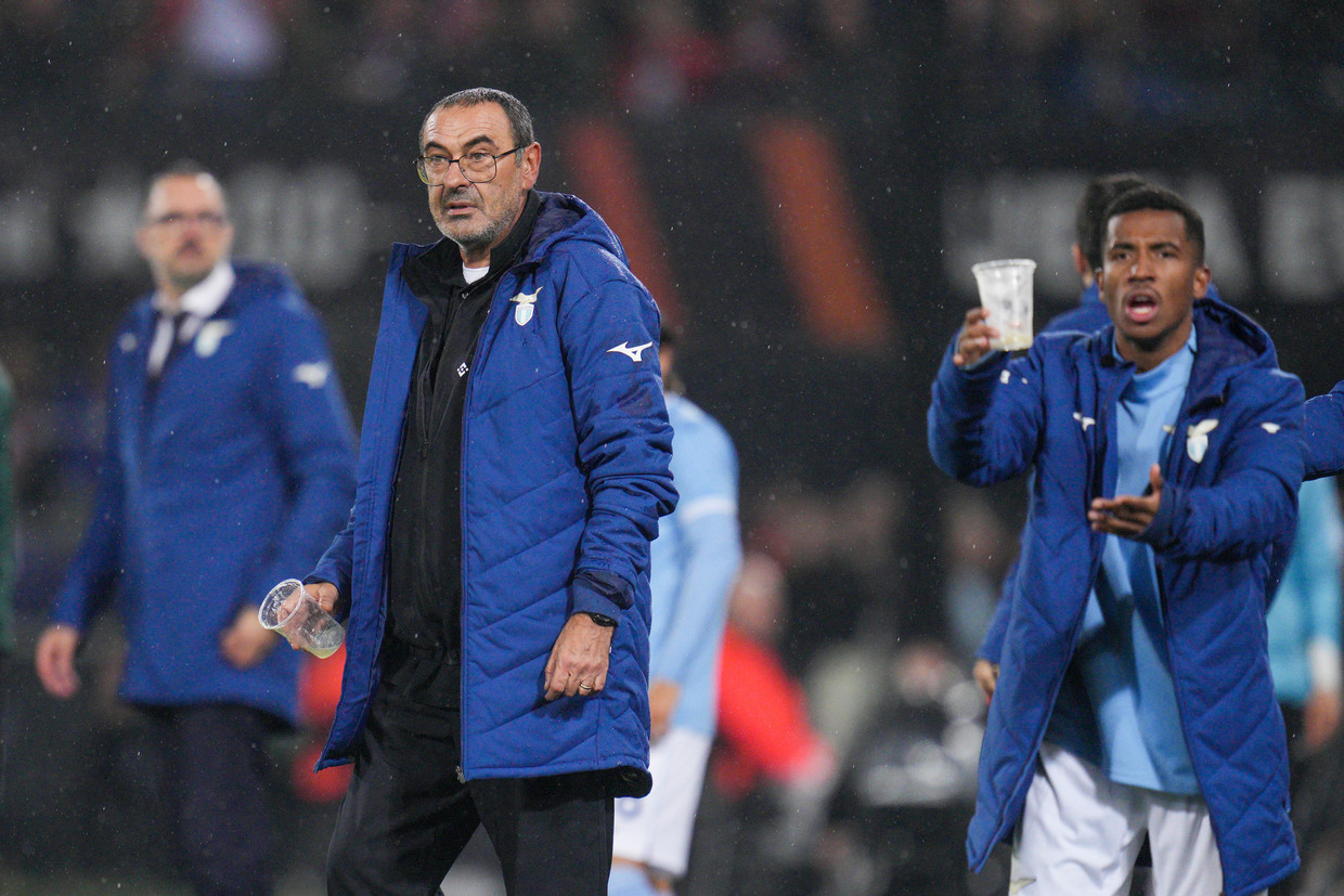Lazio-coach Maurizio Sarri terug in de door hem als ‘psychiatrische ...
