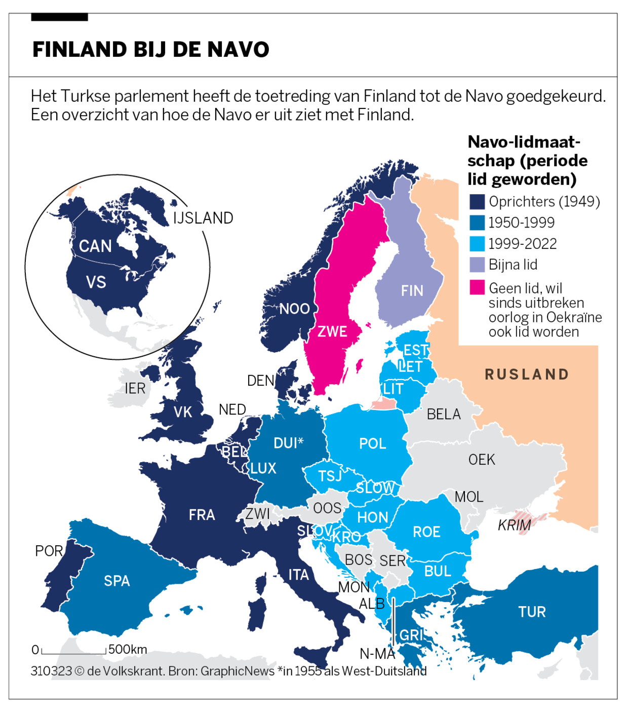 Finnen bij de Navo: ‘Vroeger was ik tegen, maar Rusland laat ons nu geen keus’