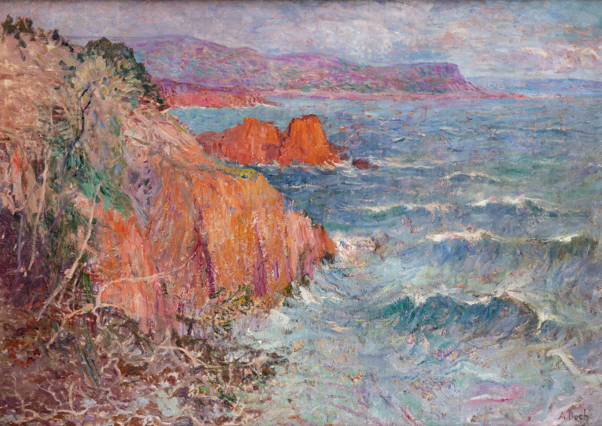 Anna Boch (1848-1936), die als enige tijdens zijn leven een schilderij ...