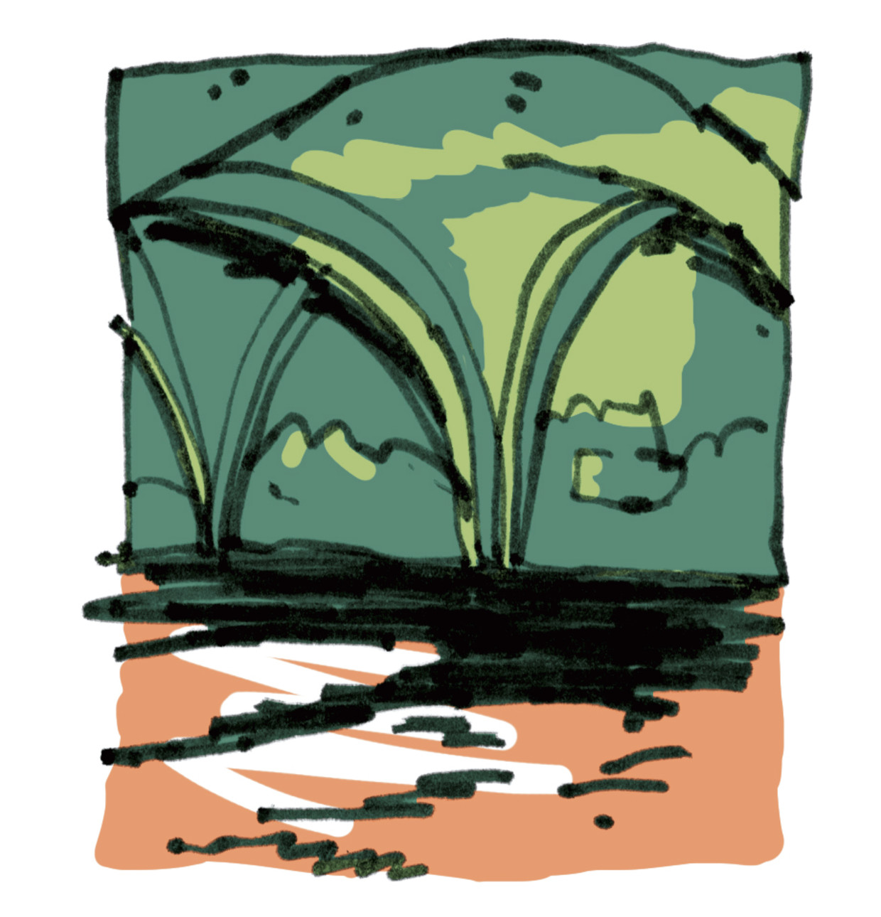 De smalle straatjes, het statige stadhuis, het schelpvormige plein ...