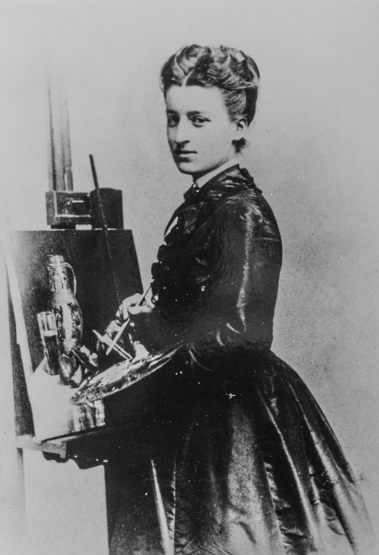 Anna Boch (1848-1936), die als enige tijdens zijn leven een schilderij ...