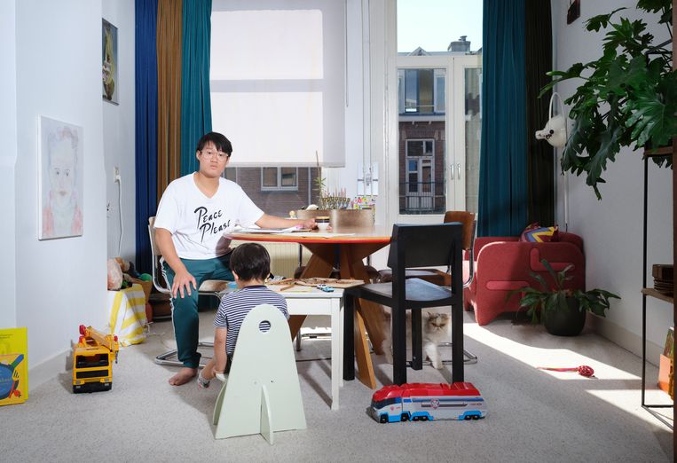 Duizend dingen tegelijk deed acteur Phi Nguyen deze week, maar één ding was wel heel bijzonder