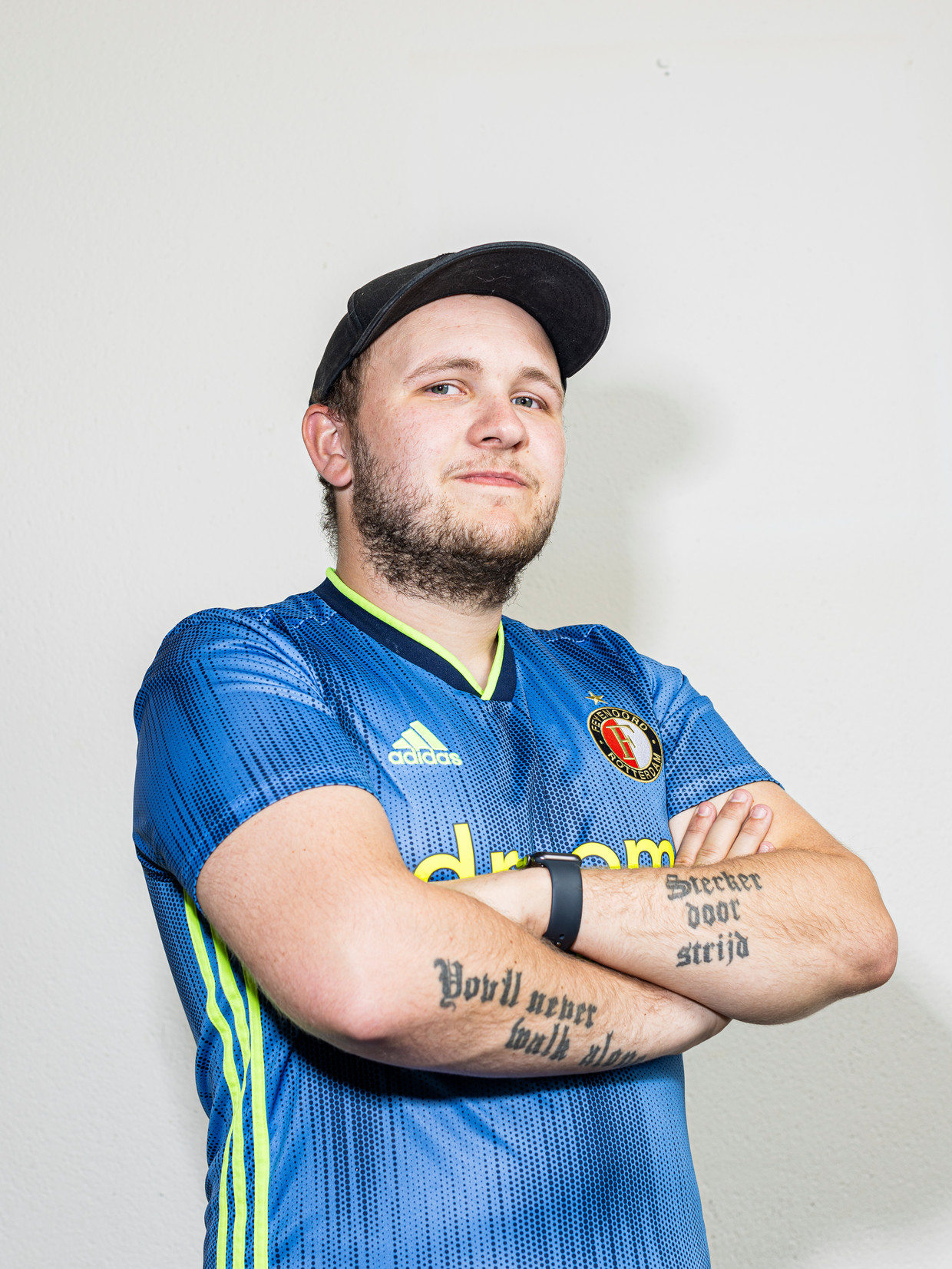 Als 5-jarige stak hij zijn middelvingertje op tijdens de vorige Europese finale van Feyenoord ...