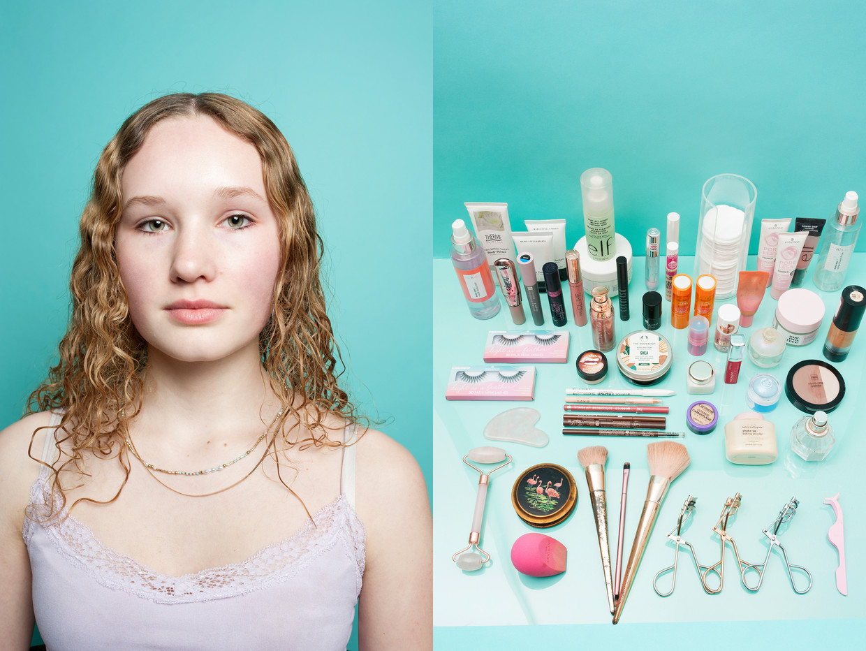 TikTok-tieners met uitgebreide make-uproutines: ‘Ik wil niet dat ...