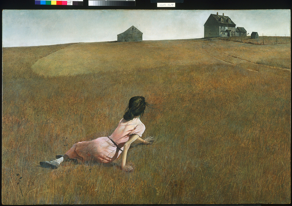 Wat bond plattelandsschilder Andrew Wyeth met Edward Hopper?