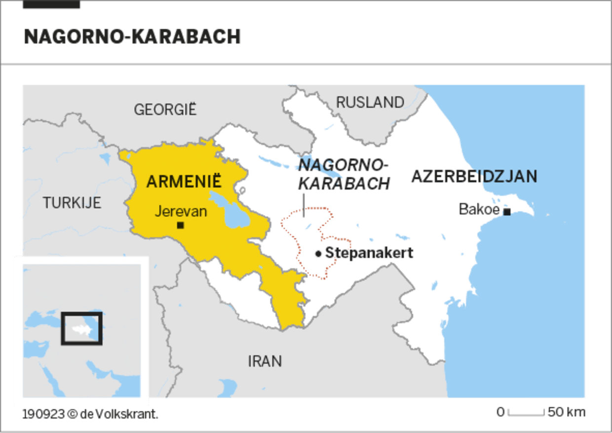 Azerbeidzjan begint oorlog tegen Armeniërs in het omstreden Nagorno ...