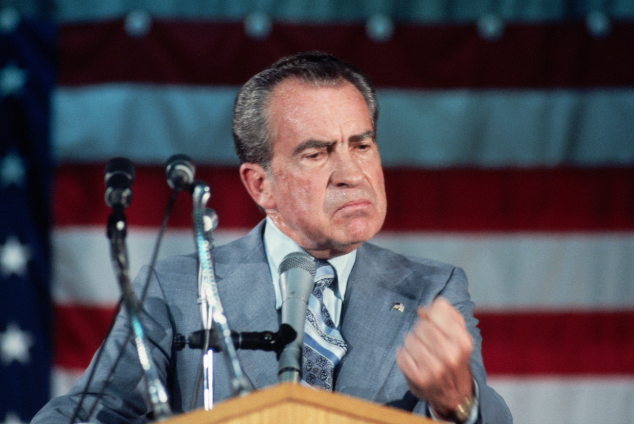 Richard Nixon was een angry white man in het Witte Huis (drie sterren)